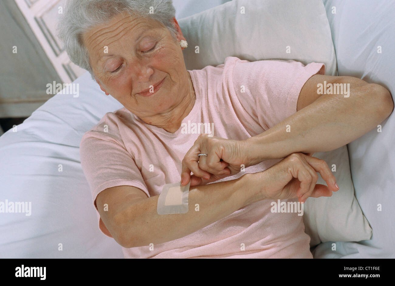 ELDERLY PERSON DRESSING Stock Photo - Alamy