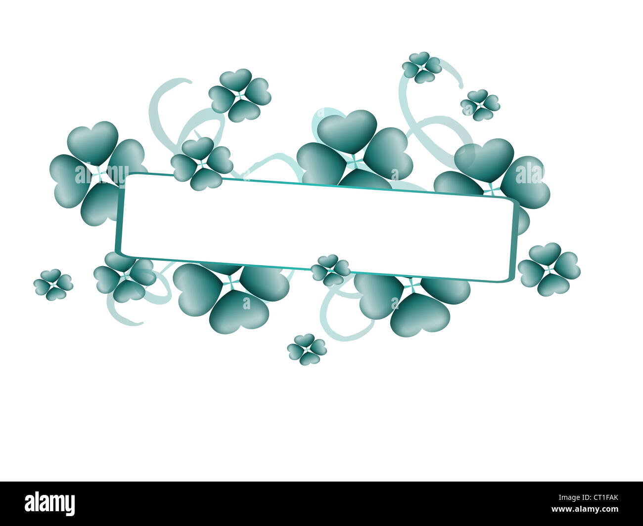 Small four leaf clover Cut Out Stock Images & Pictures - Alamy