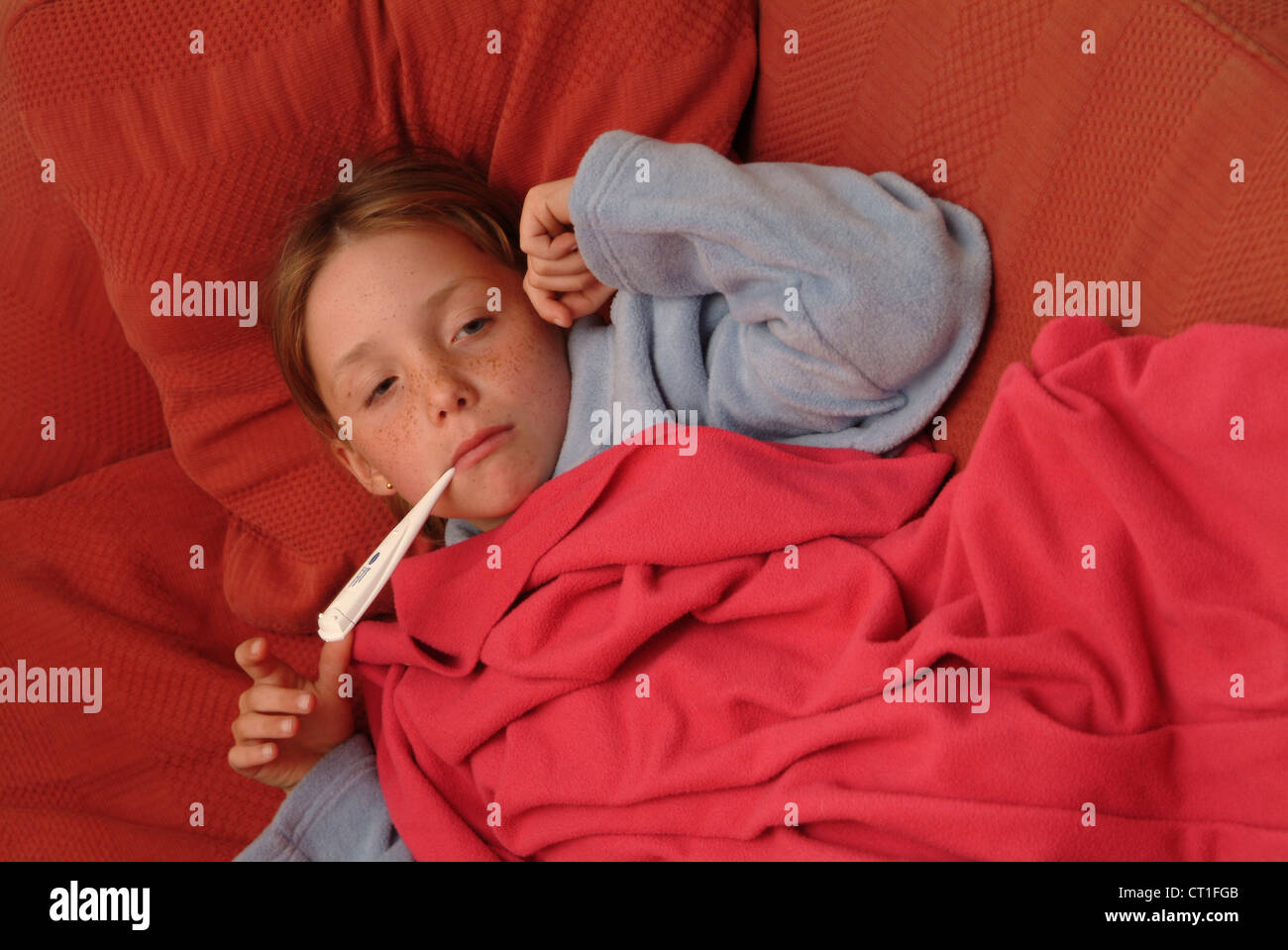 FEVER IN A CHILD Stock Photo - Alamy