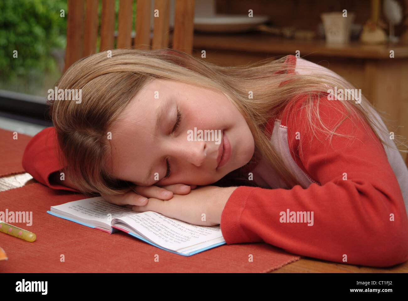 Tired children bed school hi-res stock photography and images - Alamy