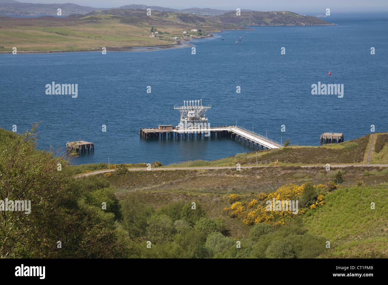Wester Ross Scotland Z berths for Nato ships and submarine refuelling ...