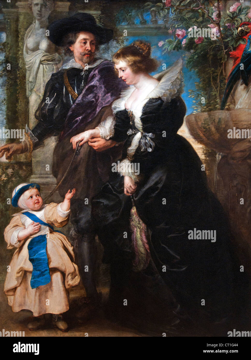 Rubens His Wife Helena Fourment and Their Son 1612 by Peter Paul Rubens ...