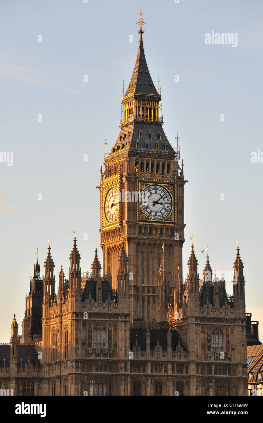 Clock Tower (Big Ben), London Stock Photo - Alamy