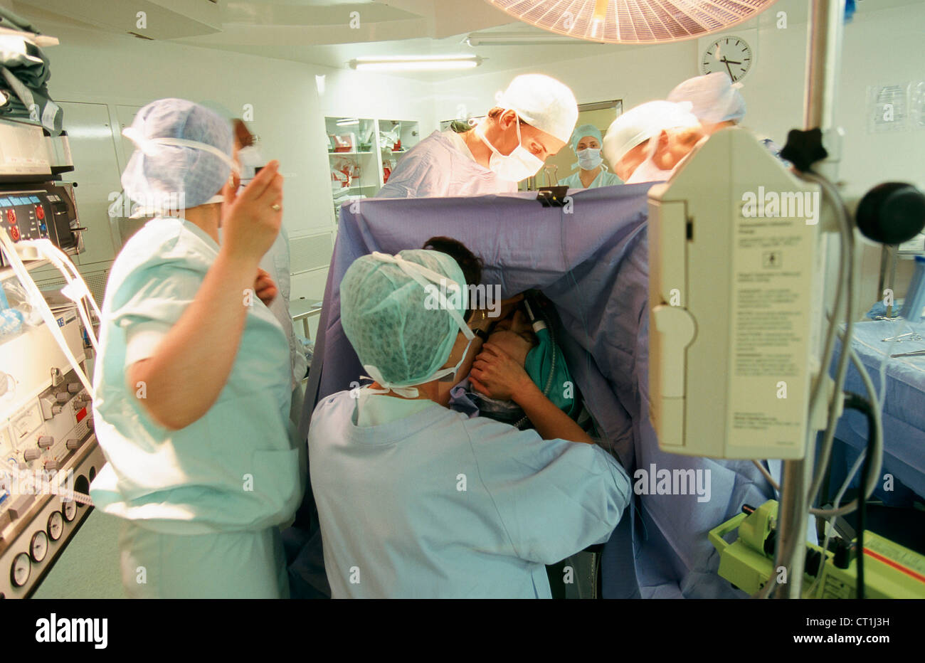 THYROID GLAND, SURGERY Stock Photo - Alamy