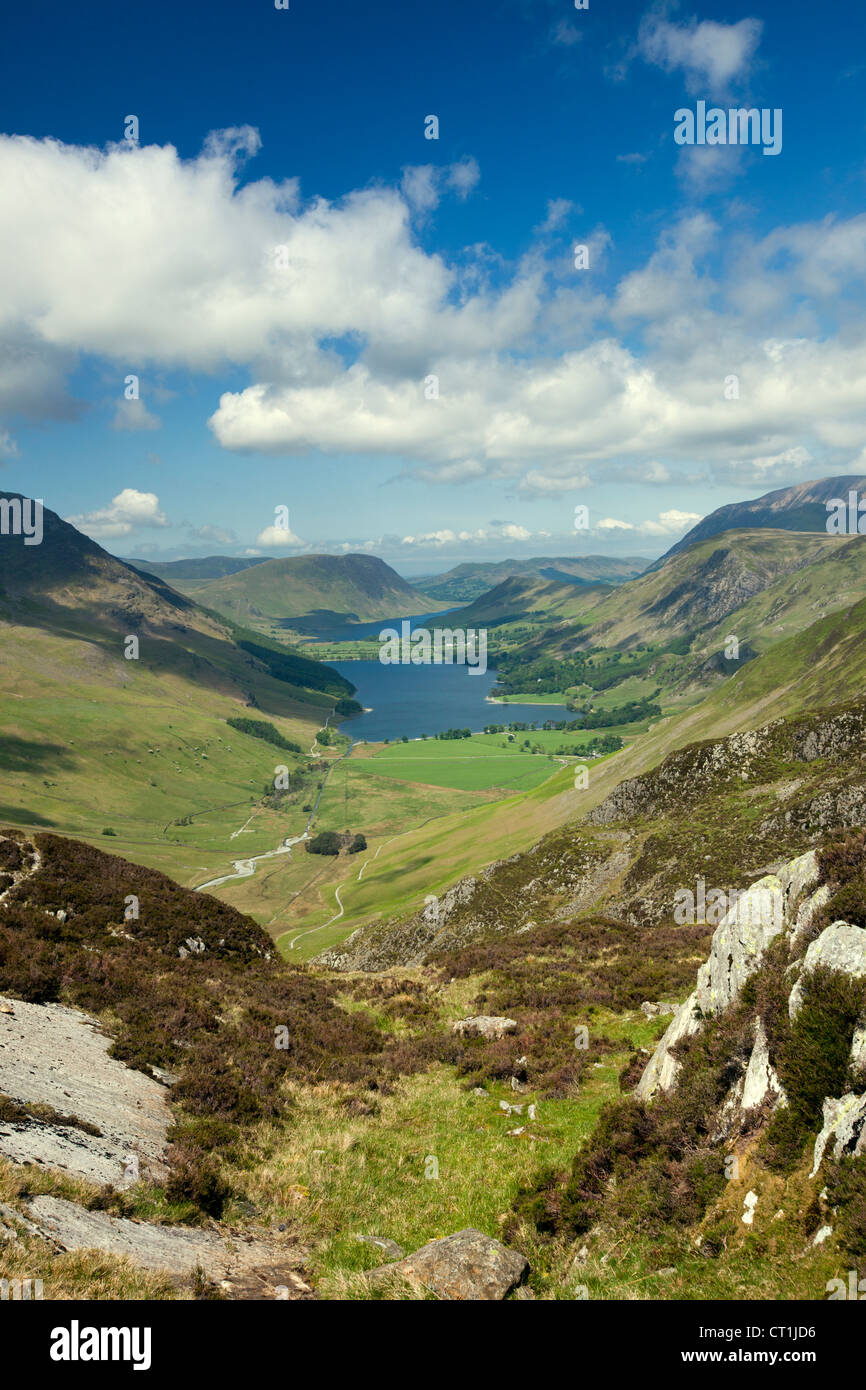 Buttermere Lake Crummock Water And Grasmoor Mountain, The Lake District ...