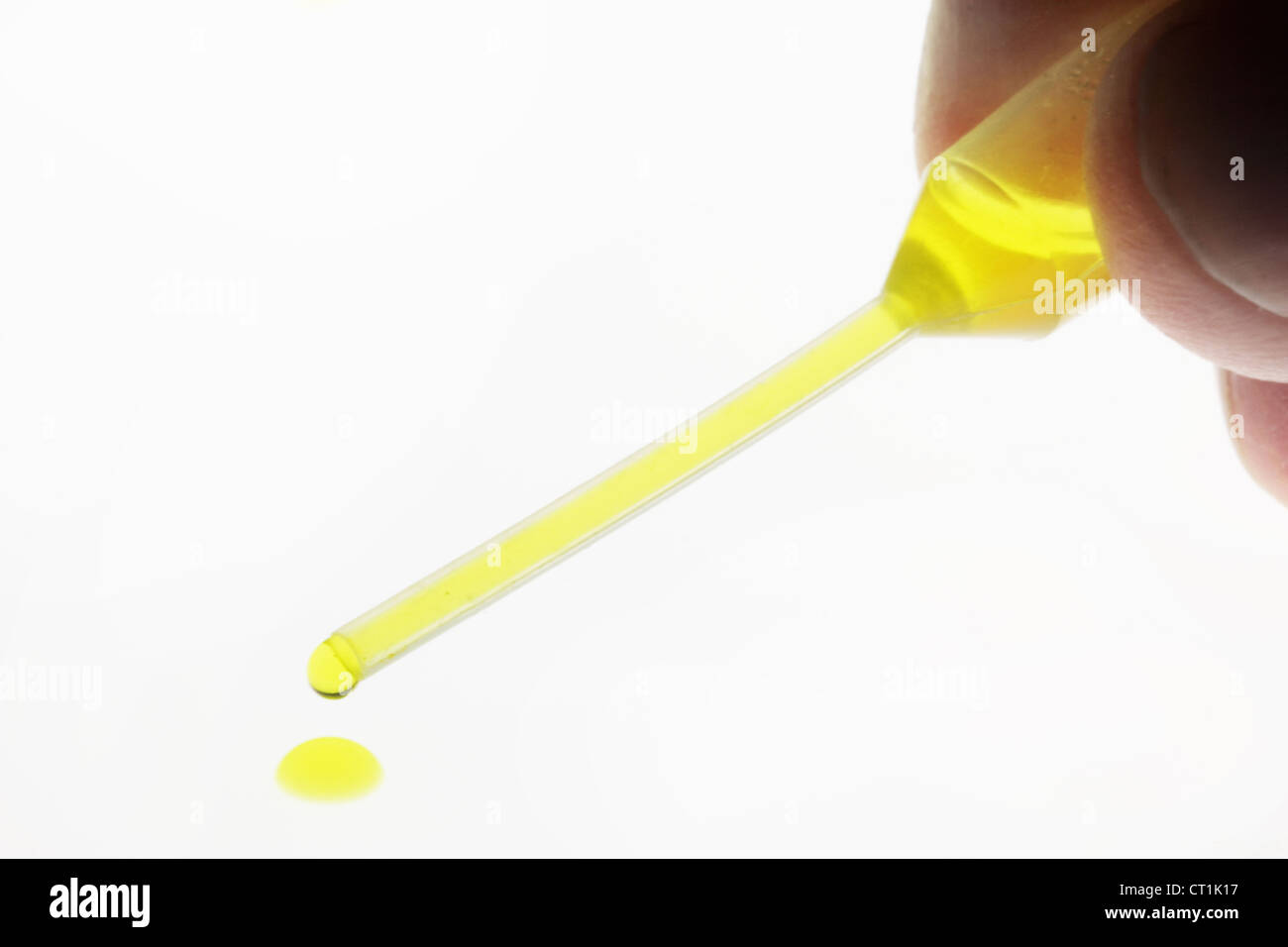 Close up of dropper of liquid Stock Photo - Alamy