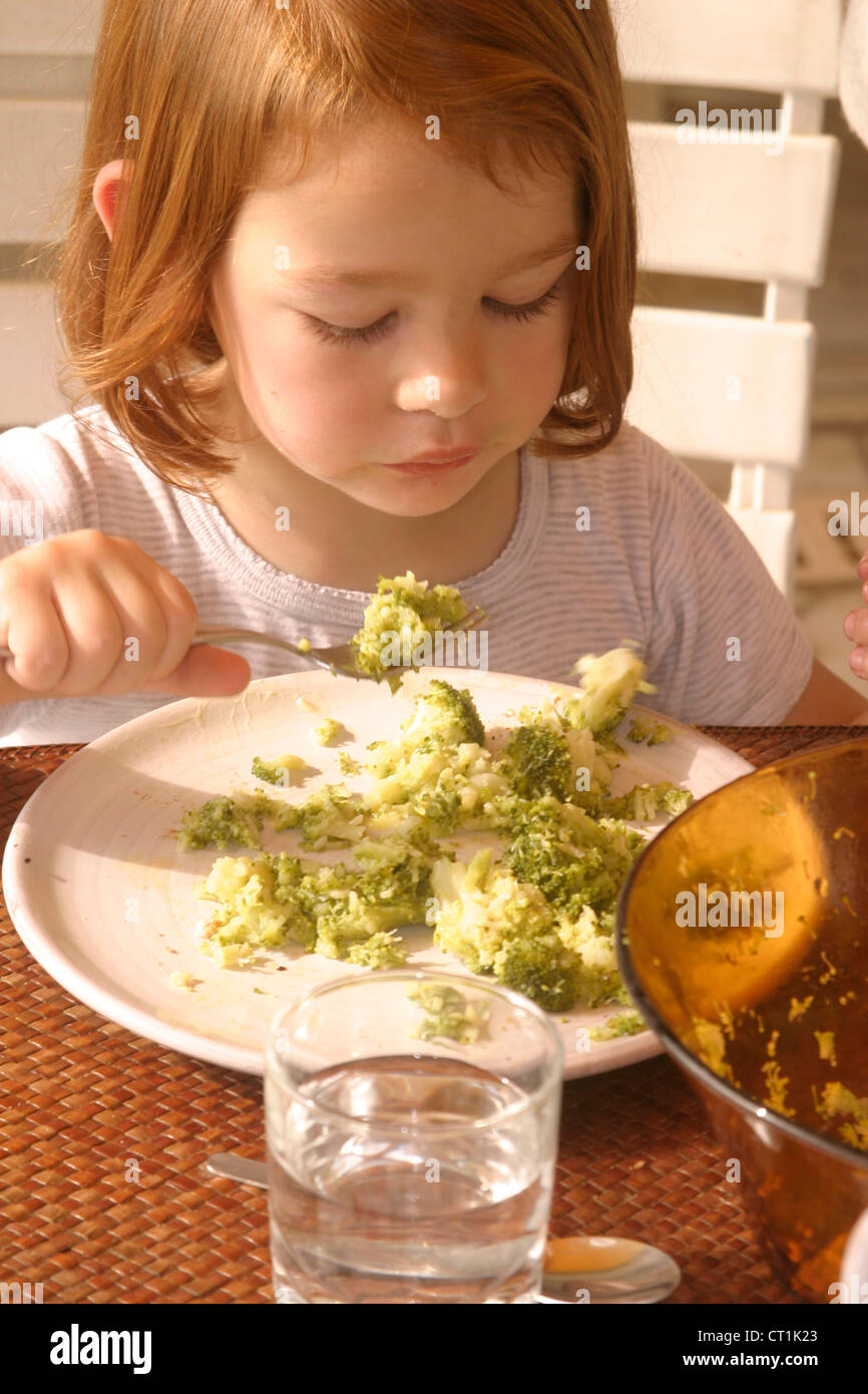 CHILD EATING A MEAL Stock Photo - Alamy