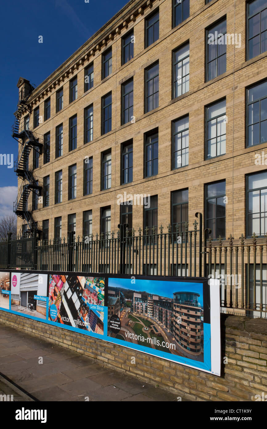 Victoria Mills Shipley, West Yorkshire. A former textile mill which has ...