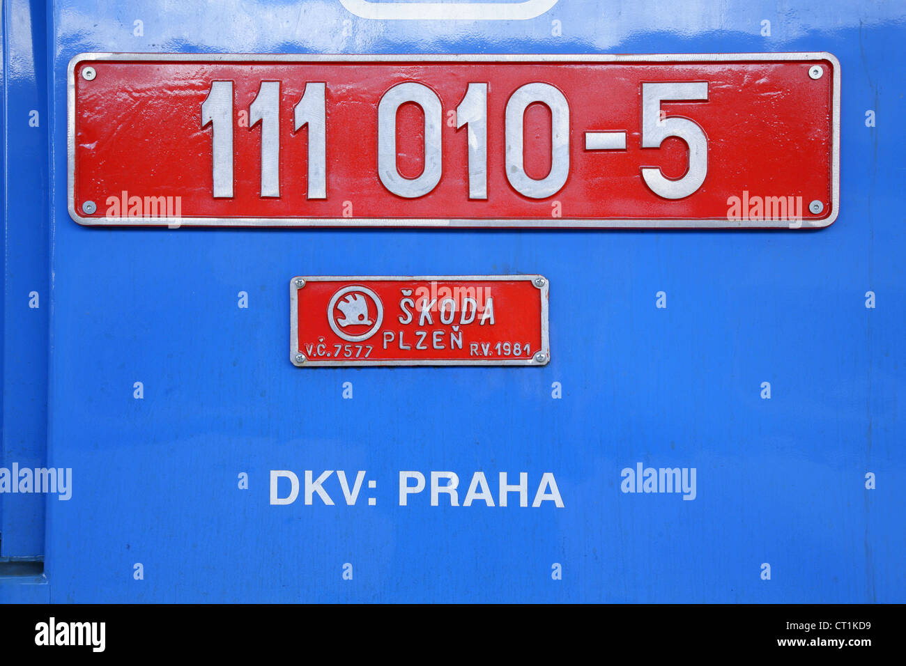 Locomotive plate hi-res stock photography and images - Alamy