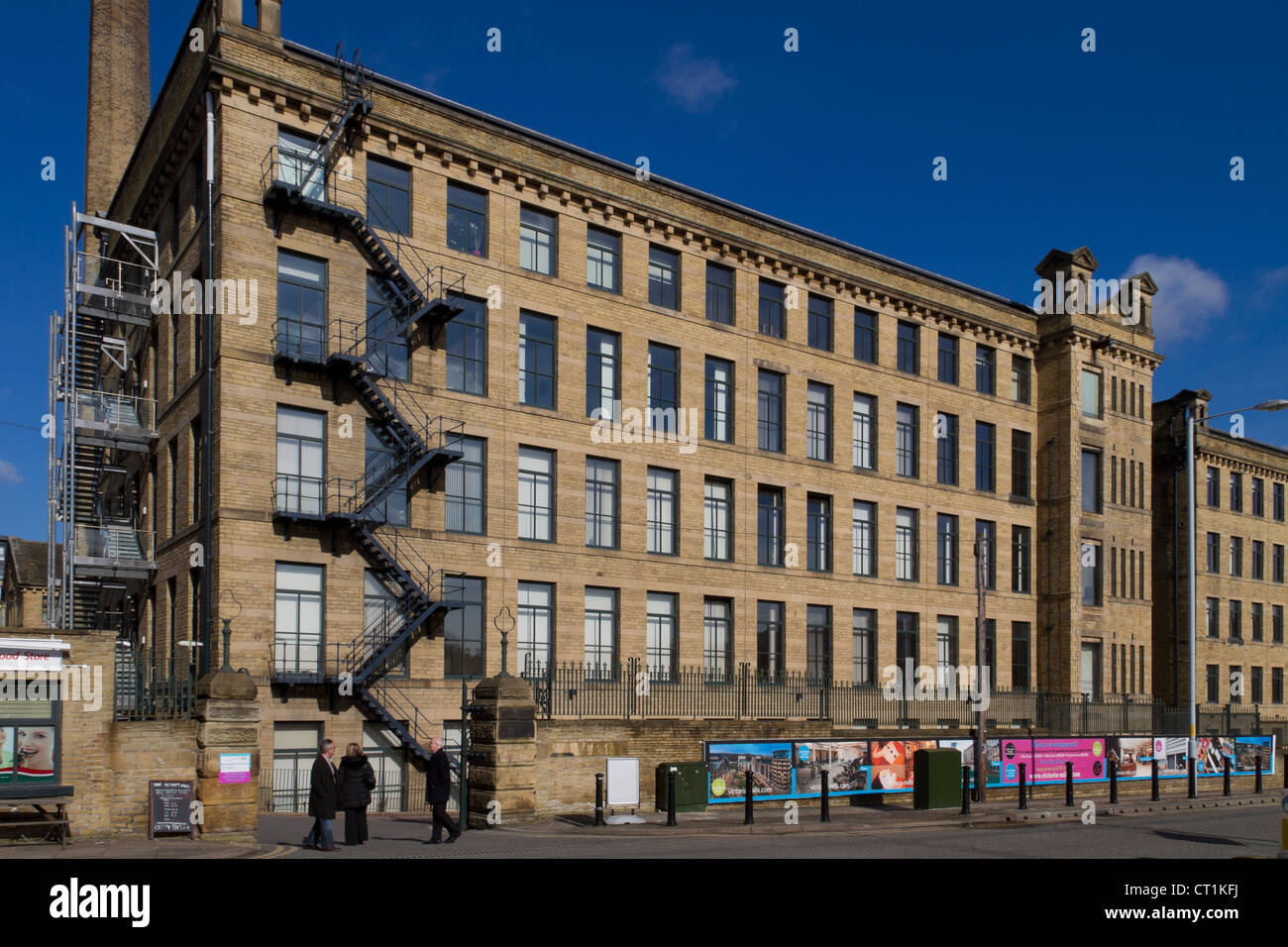 Victoria Mills Shipley, West Yorkshire. A former textile mill which has ...