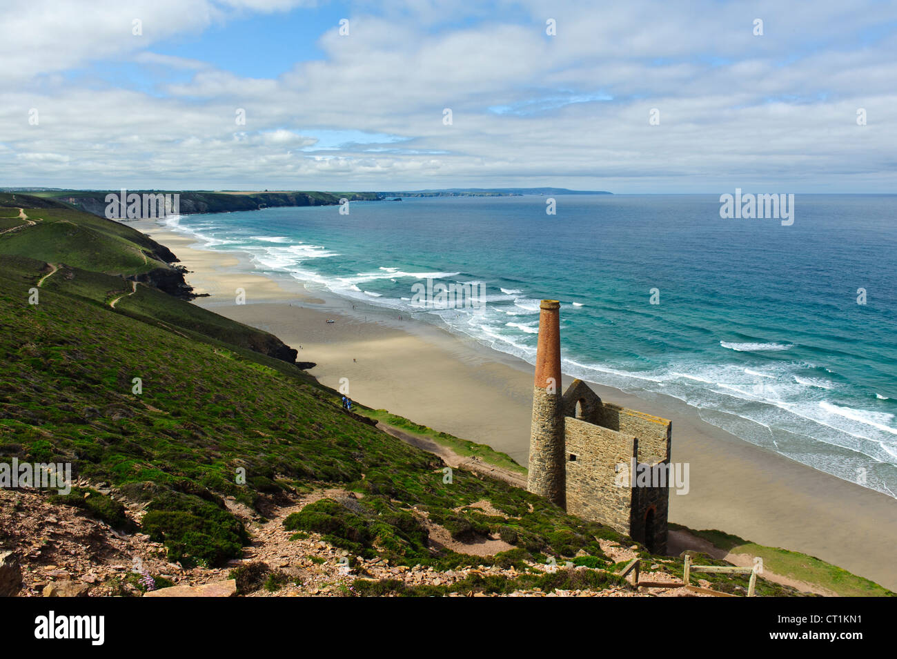 Wheal Coates engine house St Agnes North Coast Cornwall England Stock ...