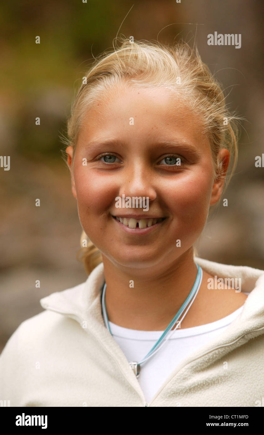 PORTRAIT OF ADOLESCENT GIRL Stock Photo - Alamy