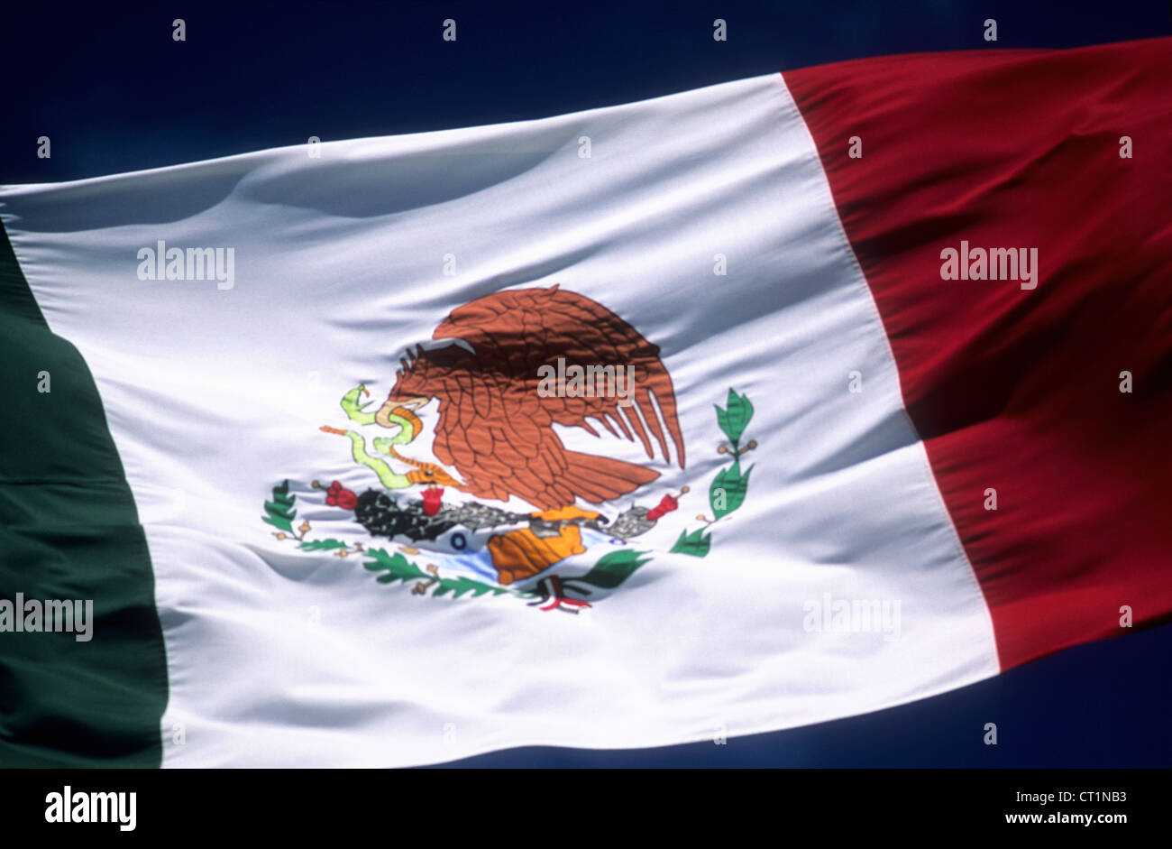 The national flag/colours of Mexico Stock Photo - Alamy