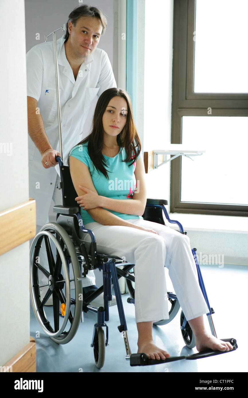 Hospital patient wheelchair movement hi-res stock photography and ...