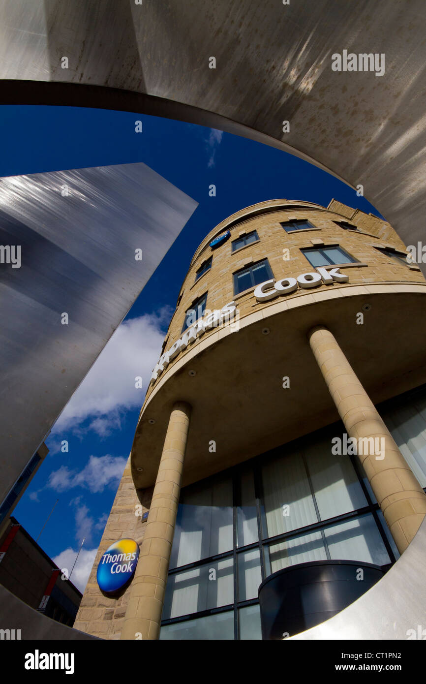 The Thomas Cook HQ building, Aldermanbury Bradford. Thomas Cook employs ...