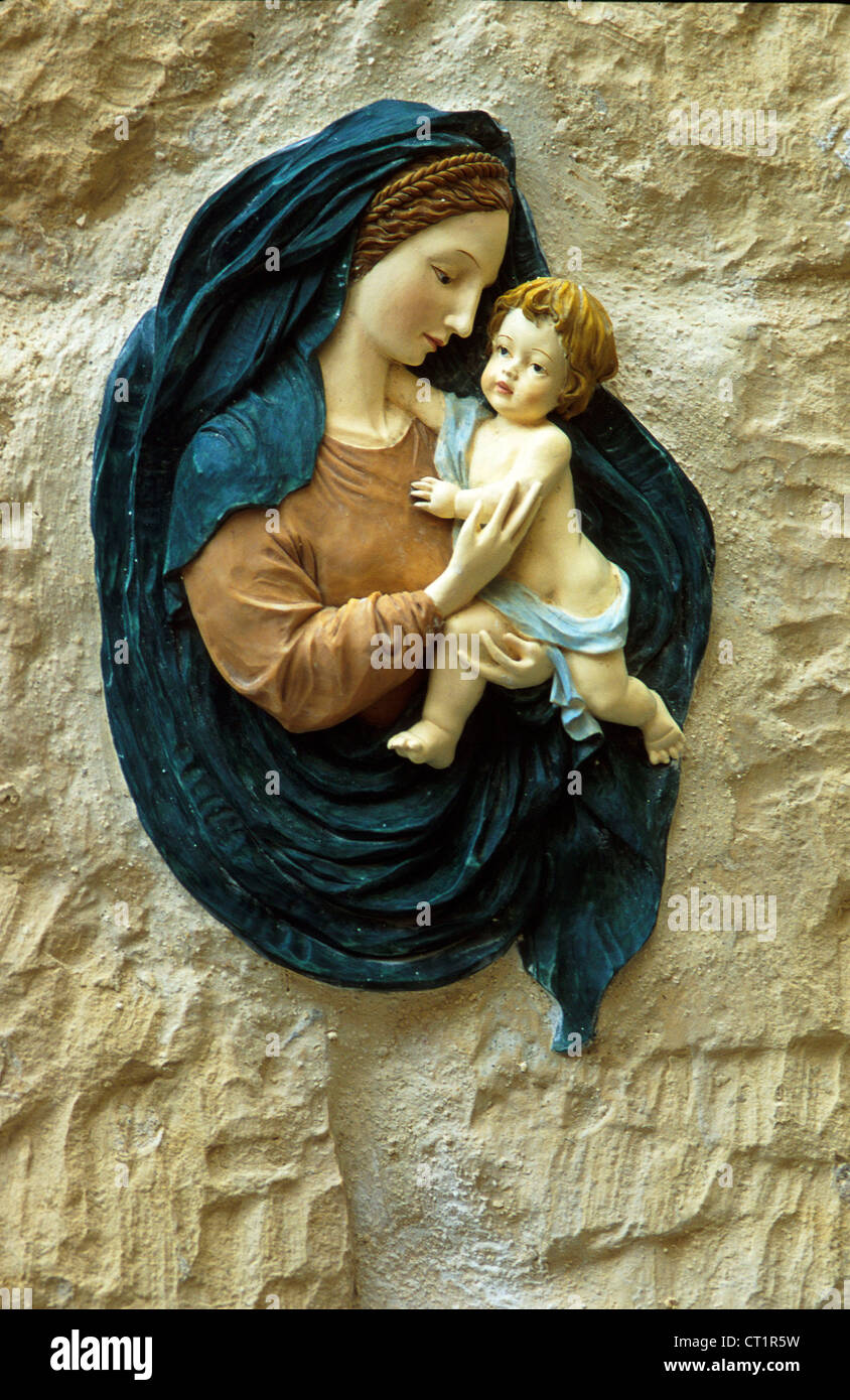 Jesus christ virgin mary mom mommy mum of jesus hi-res stock ...
