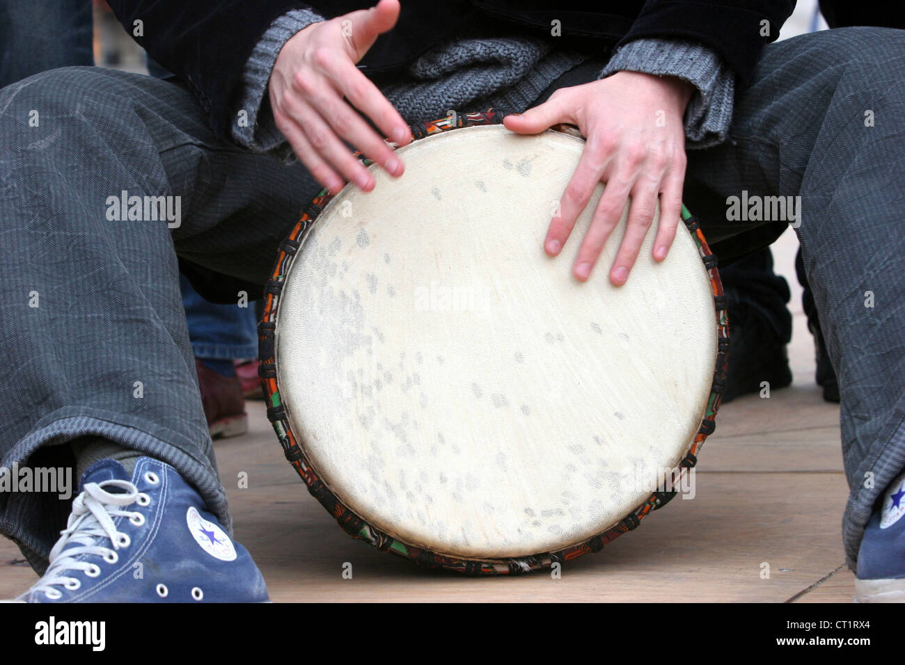 Music instruments tambourine percussion instrument hi-res stock ...