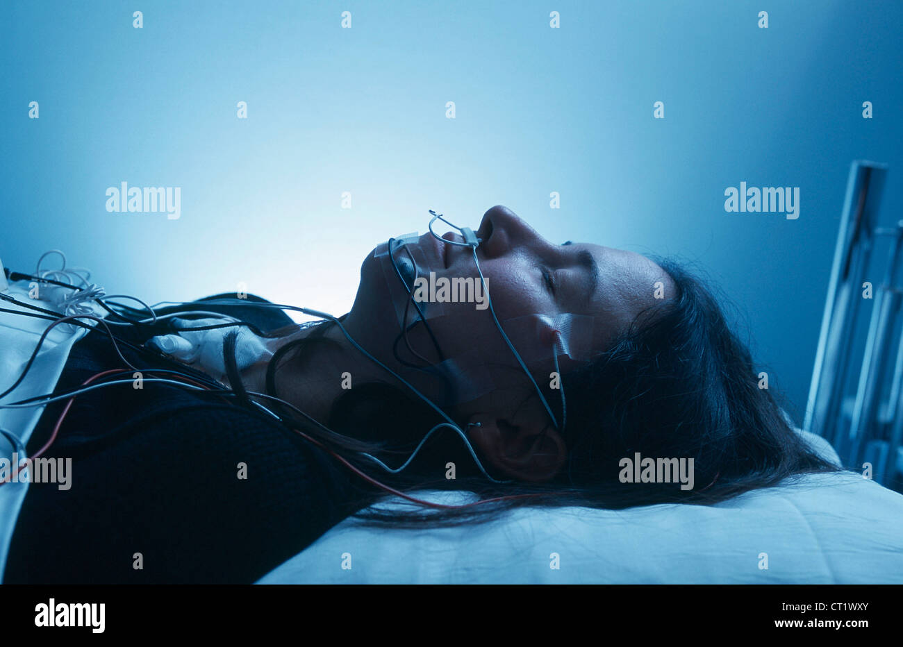 STUDY OF SLEEP Stock Photo - Alamy