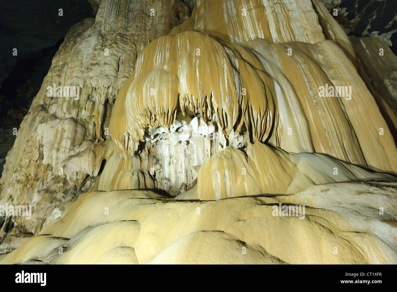 strange geologic shape in Phu Pha Phet caves, Satun, Thailand Stock ...