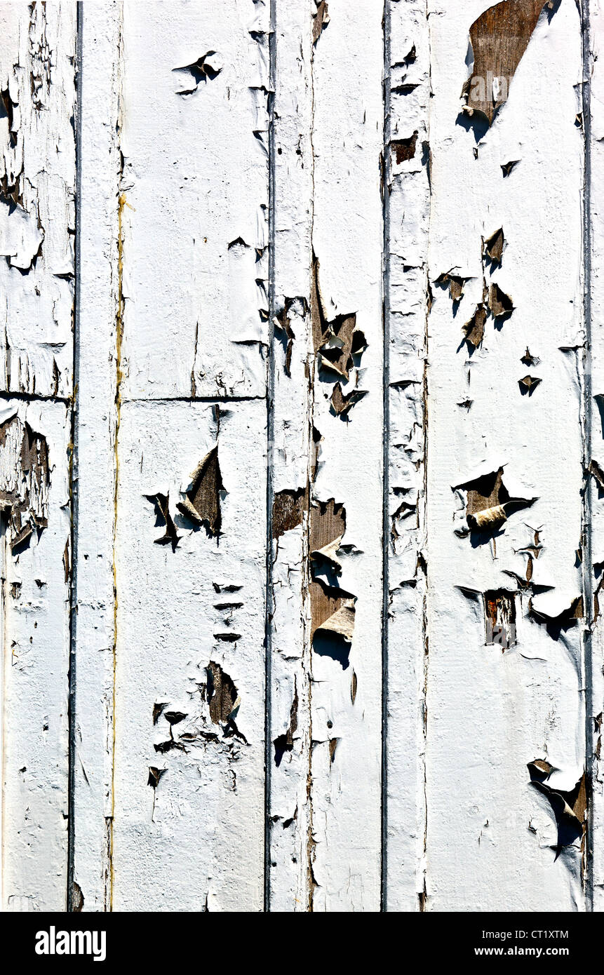 White peeling paint Stock Photo - Alamy