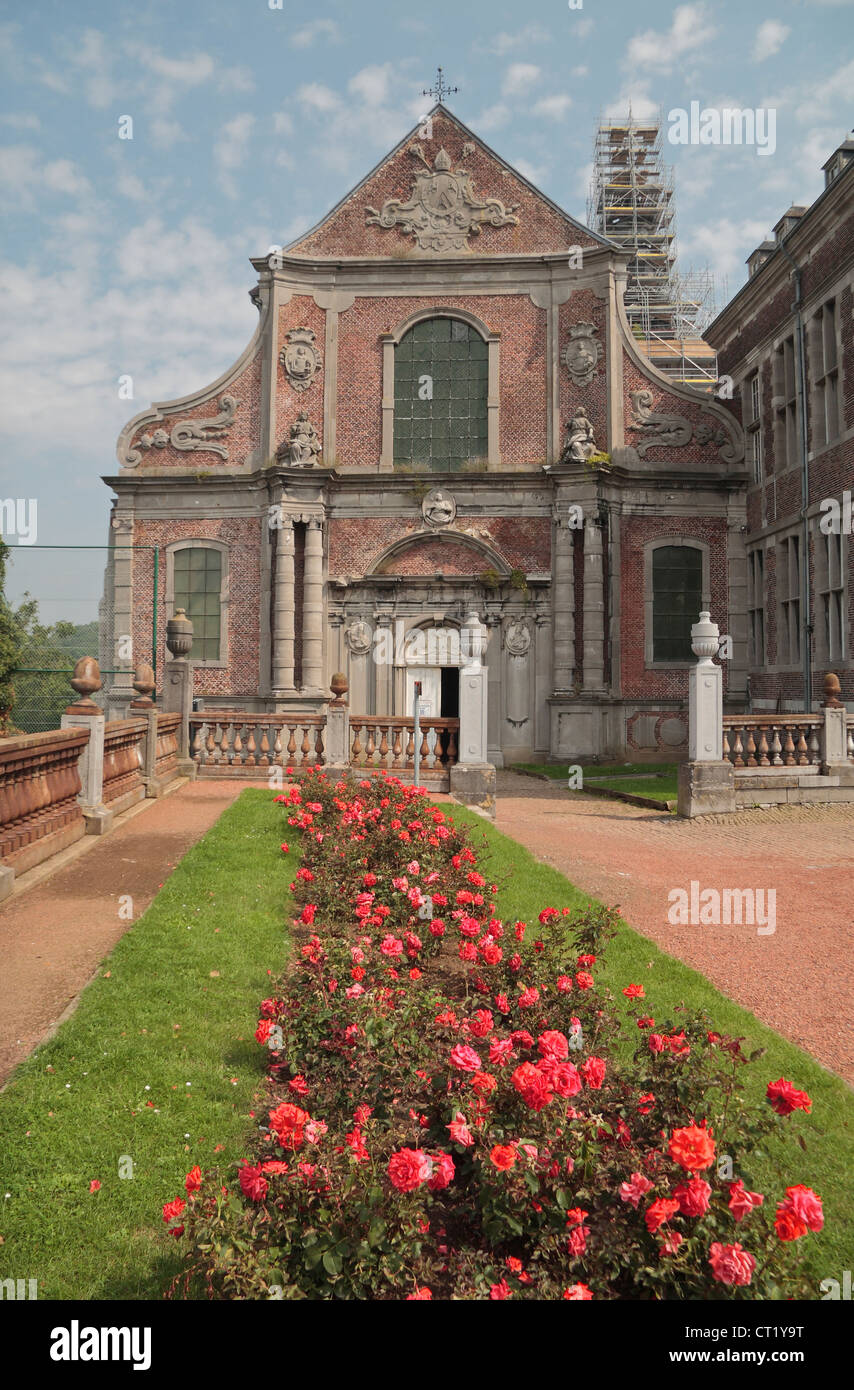 The Floreffe Abbey, a former Premonstratensian monastery near Namur ...