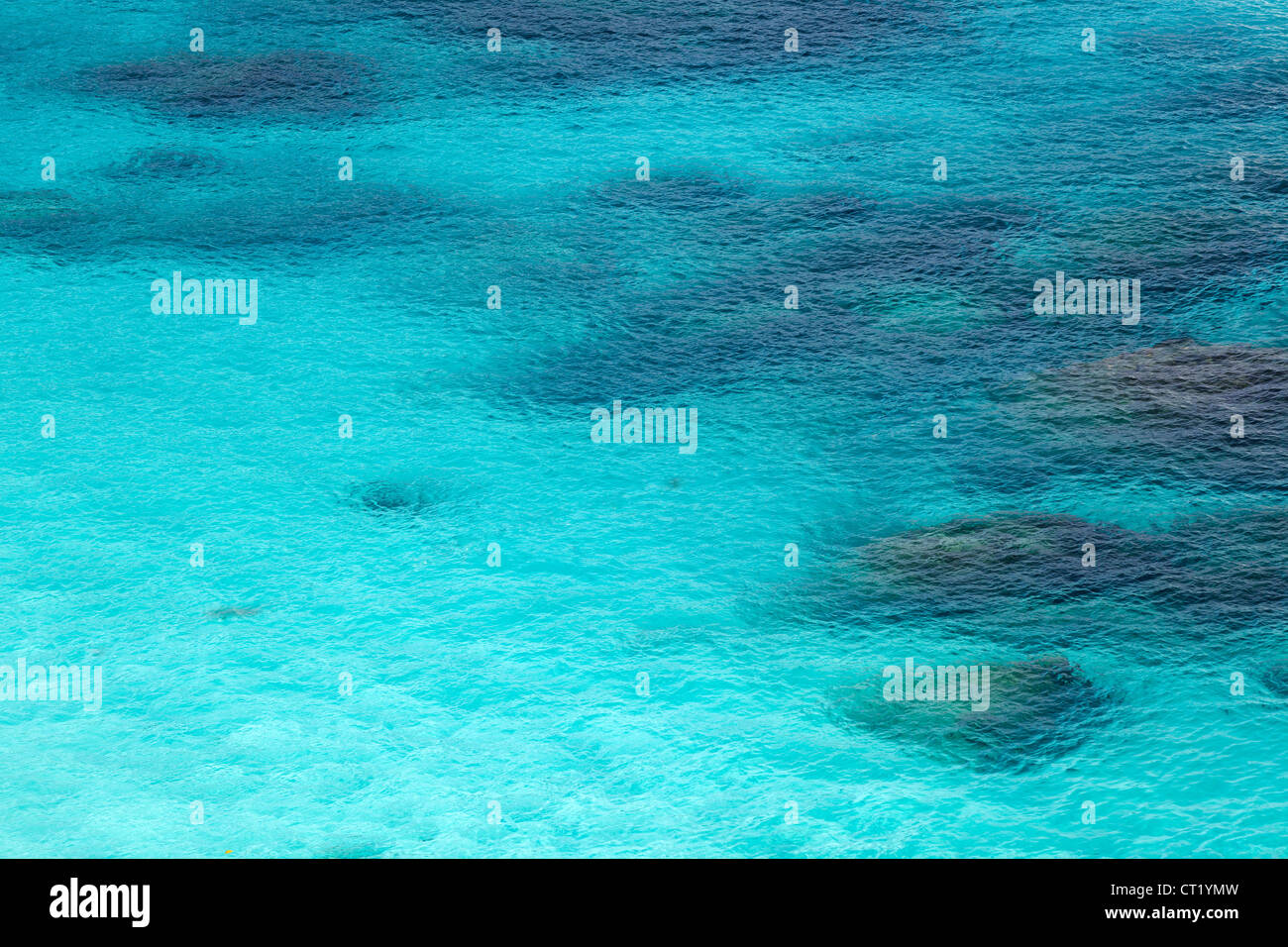 tropical sea background with rocks underwater Stock Photo - Alamy