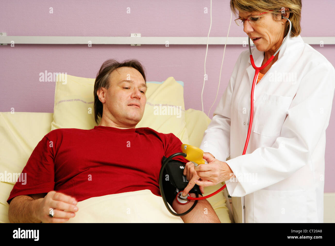 BLOOD PRESSURE, MAN Stock Photo - Alamy