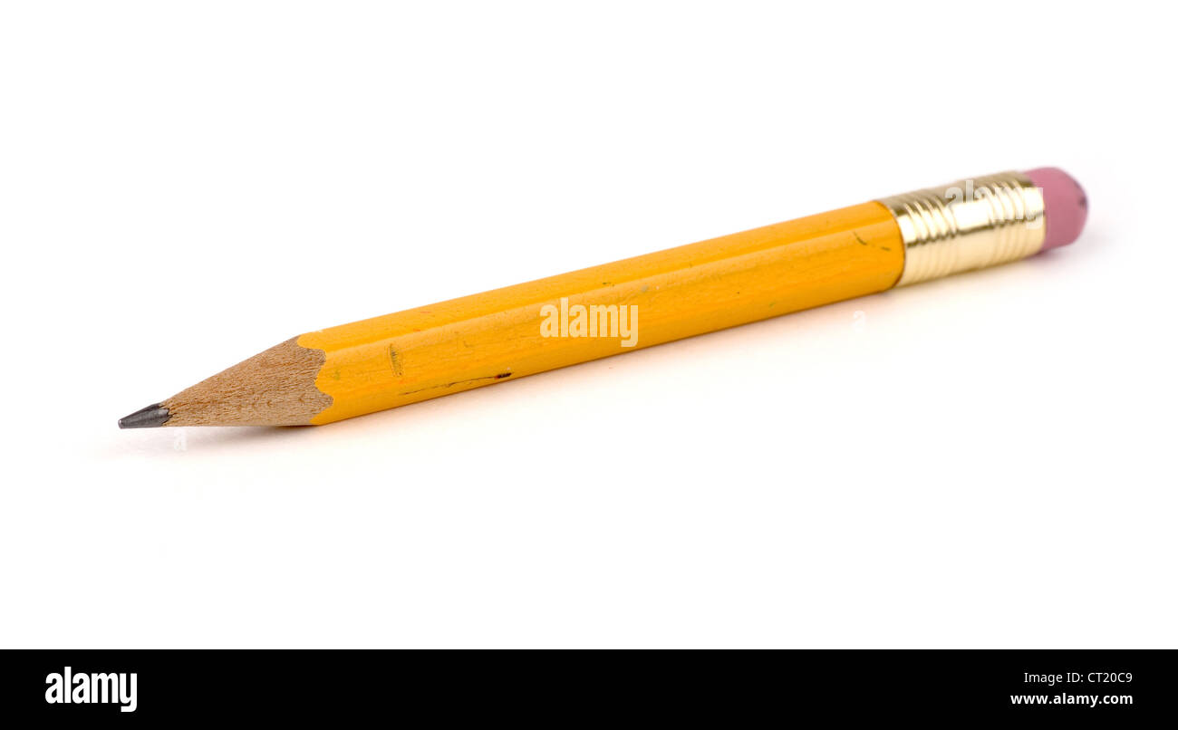 Pencil isolated on a white background Stock Photo - Alamy