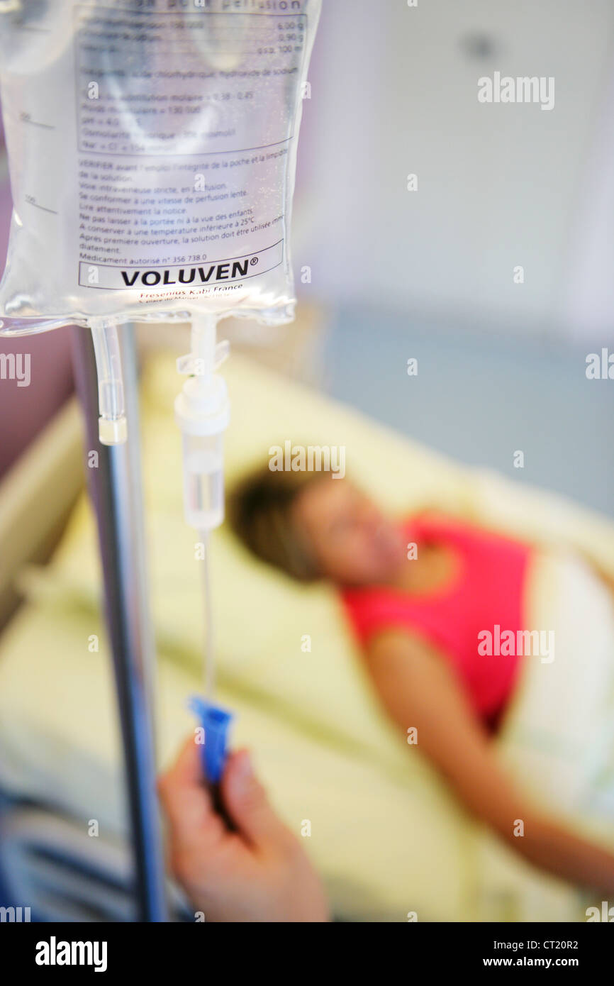 DRIP, ELDERLY PERSON Stock Photo - Alamy