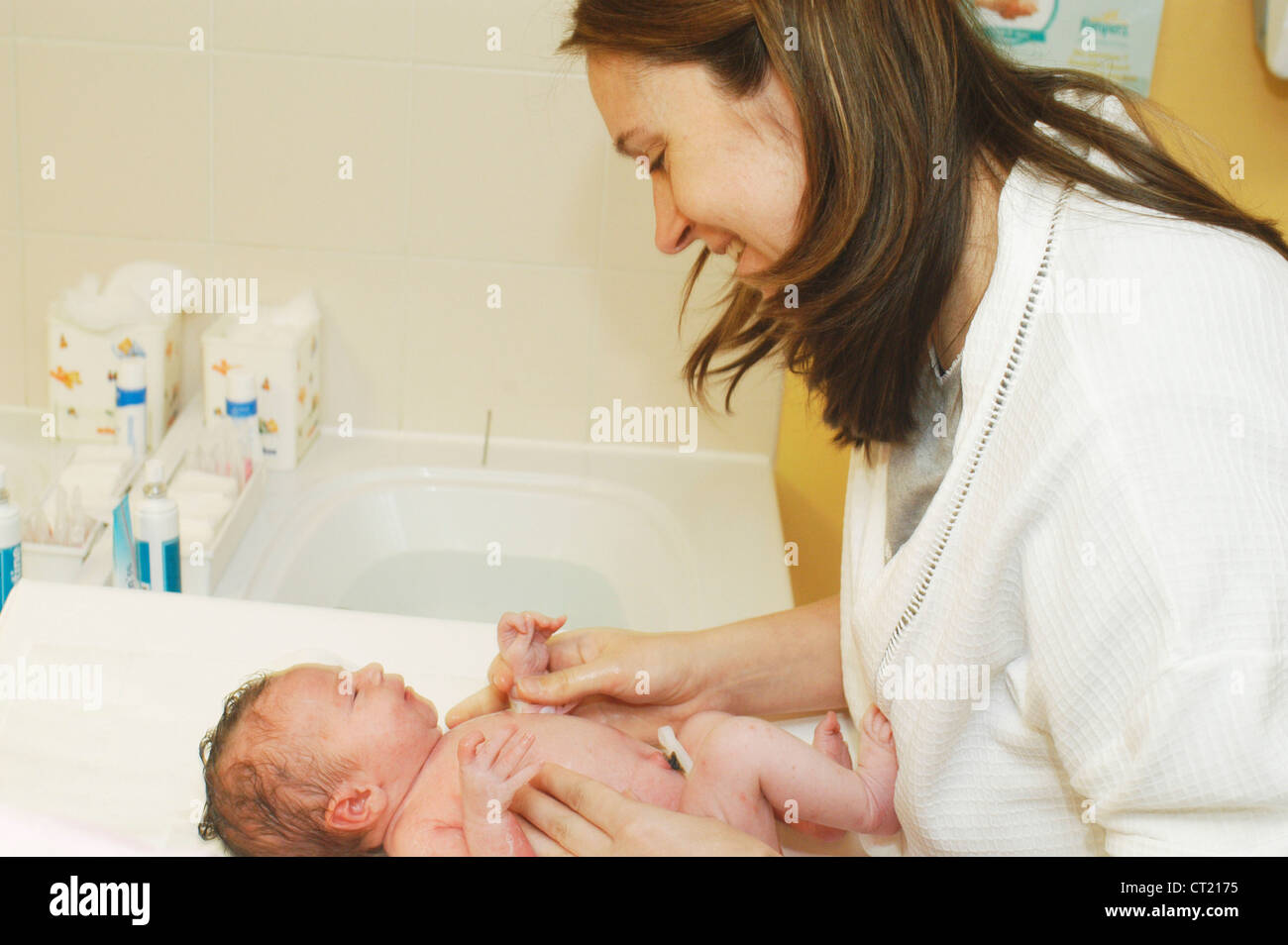 NEWBORN BABY HYGIENE Stock Photo - Alamy