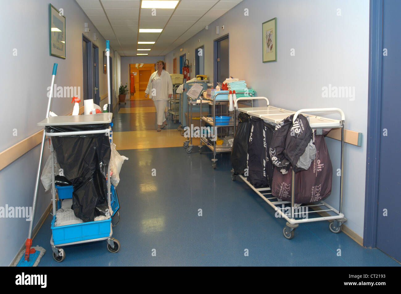 INTERIOR OF A HOSPITAL Stock Photo - Alamy