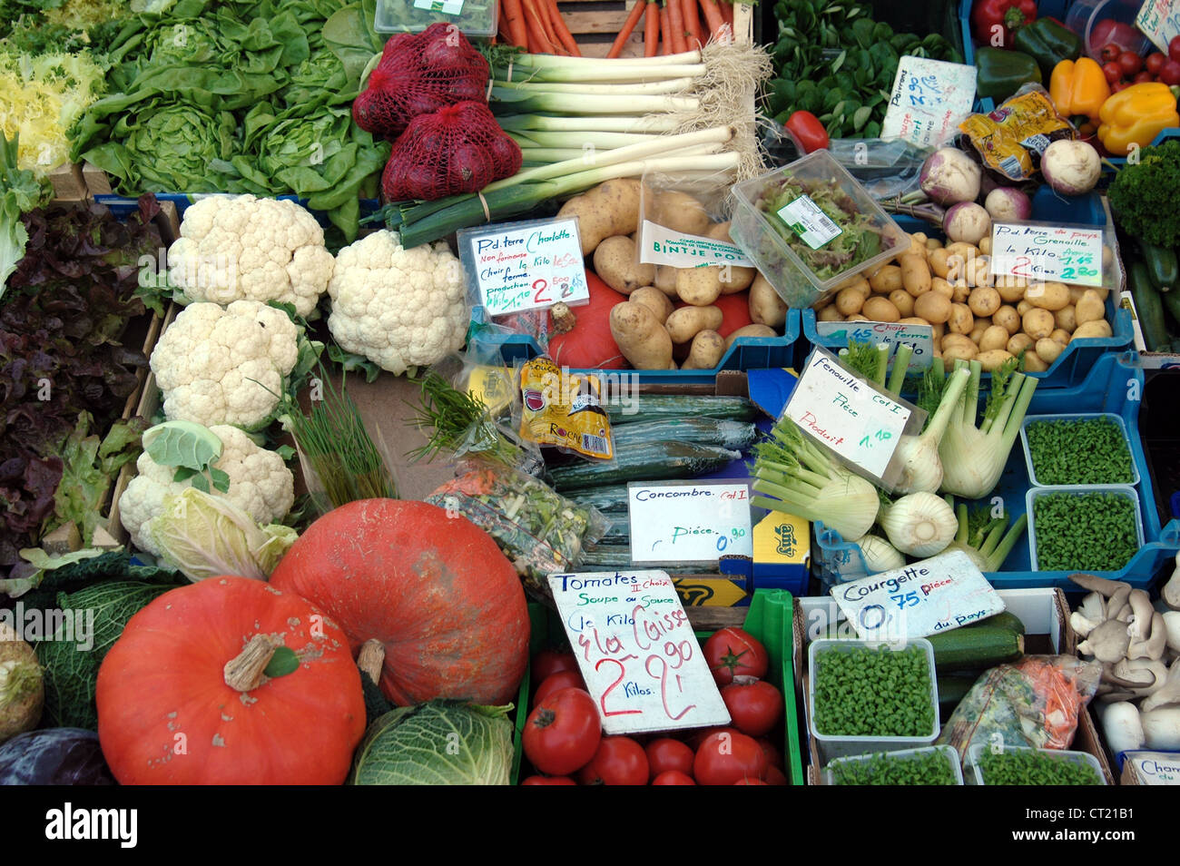 Mixed vegetables with aromatic herbs hi-res stock photography and ...