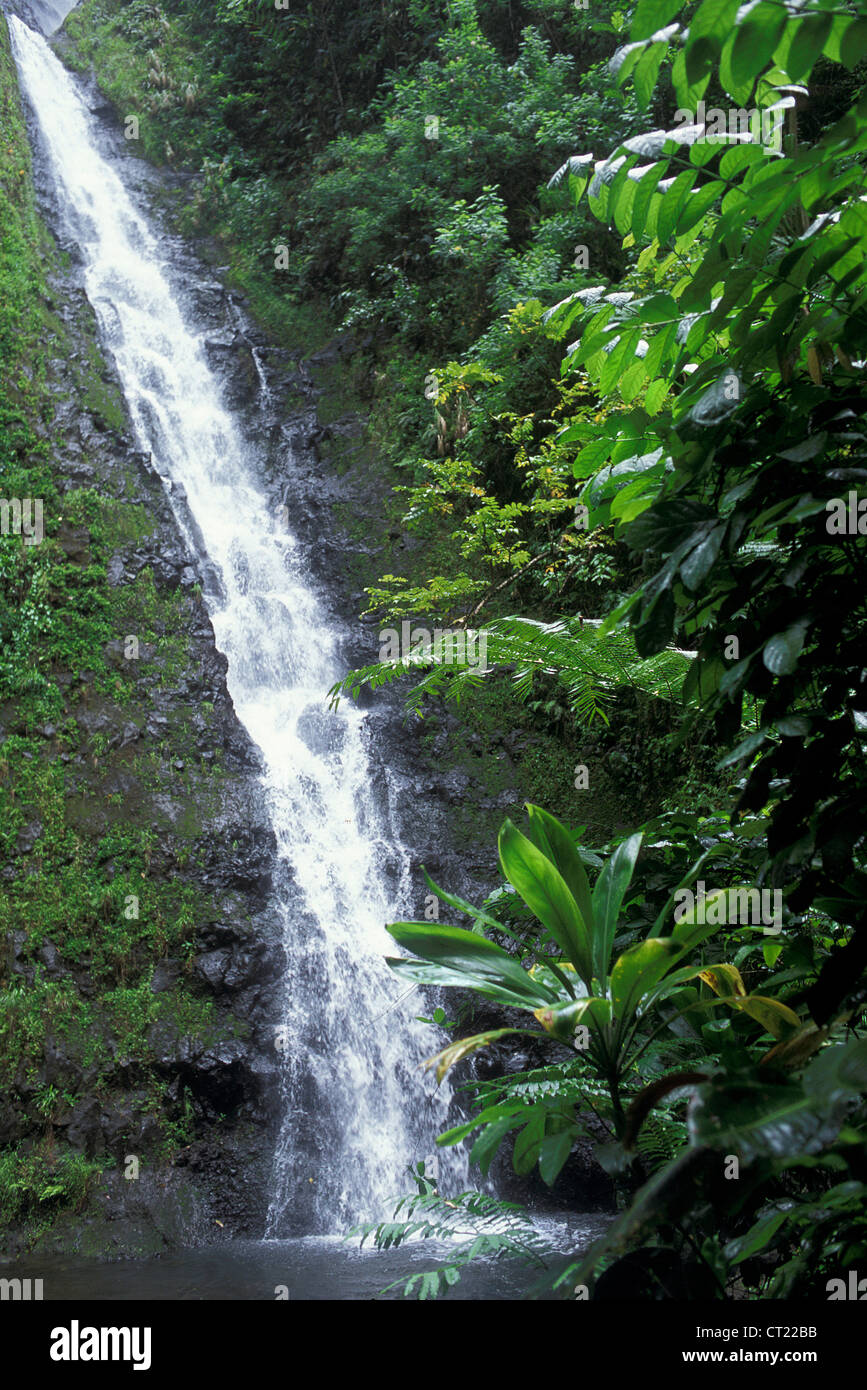 French polynesia tahiti waterfalls hi-res stock photography and images ...