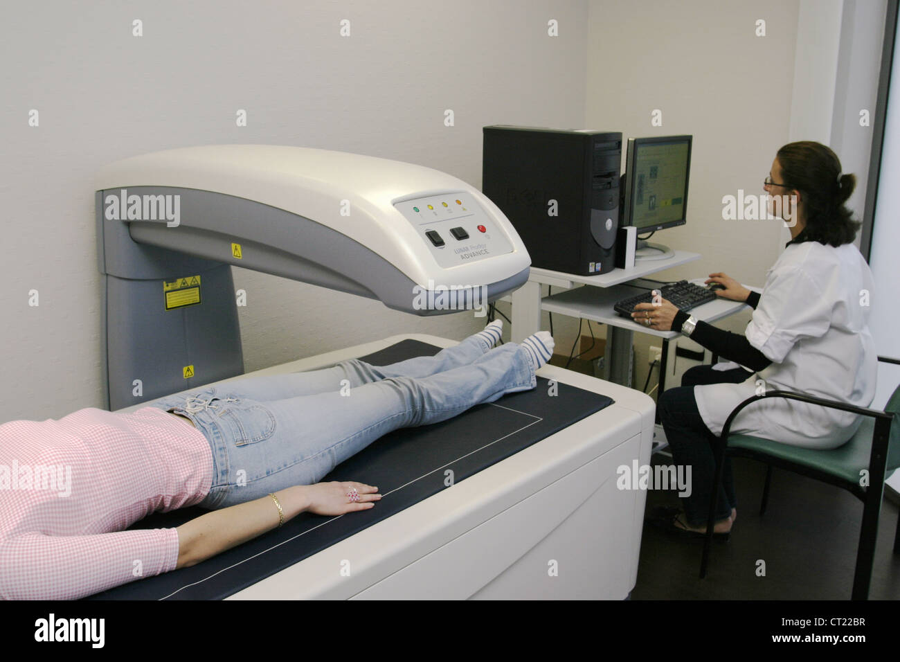 BONE DENSITOMETRY EXAMINATION Stock Photo - Alamy