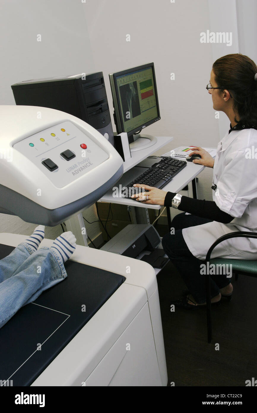 BONE DENSITOMETRY EXAMINATION Stock Photo - Alamy