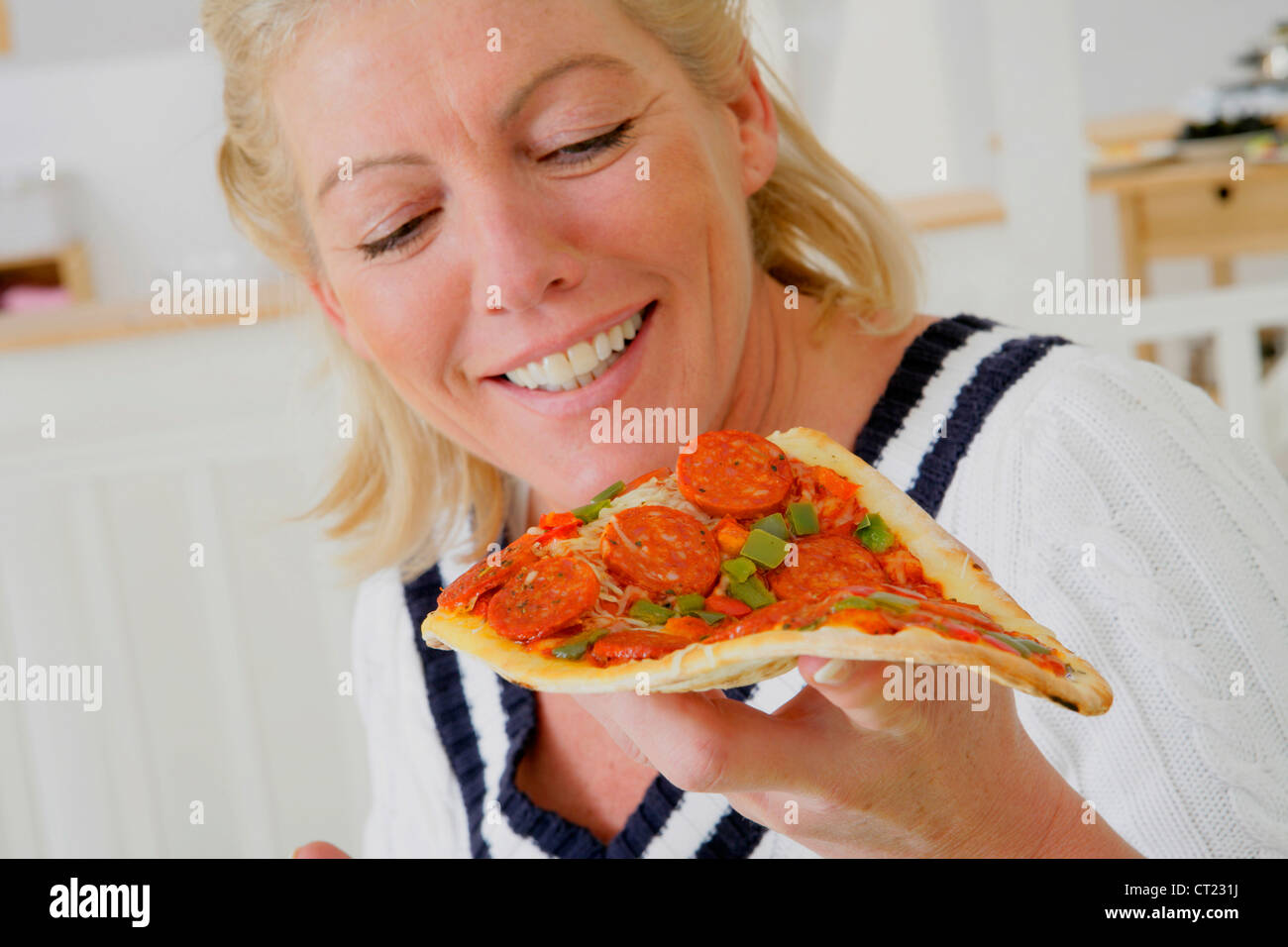 ELDERLY PERSON EATING Stock Photo - Alamy