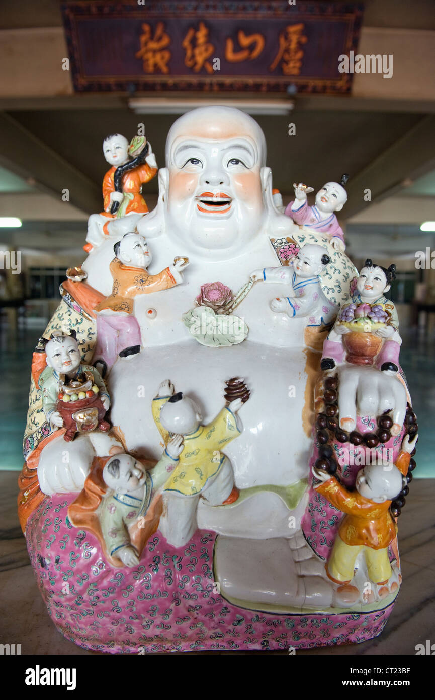 Temple statue, Melaka (Malacca), Melaka State, Malaysia, South East ...