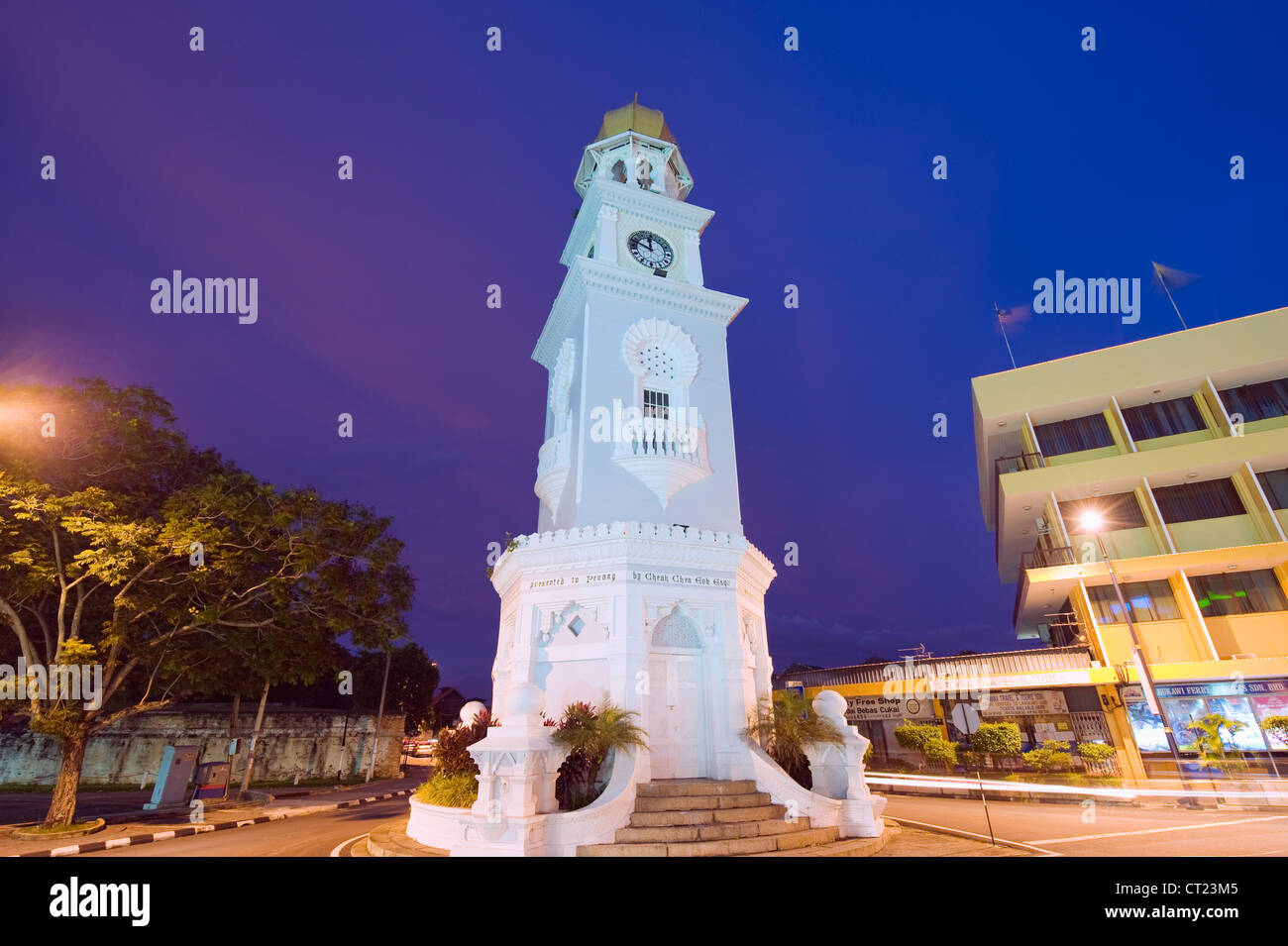 Victoria memorial clock tower, Georgetown, Penang, Malaysia, South East ...