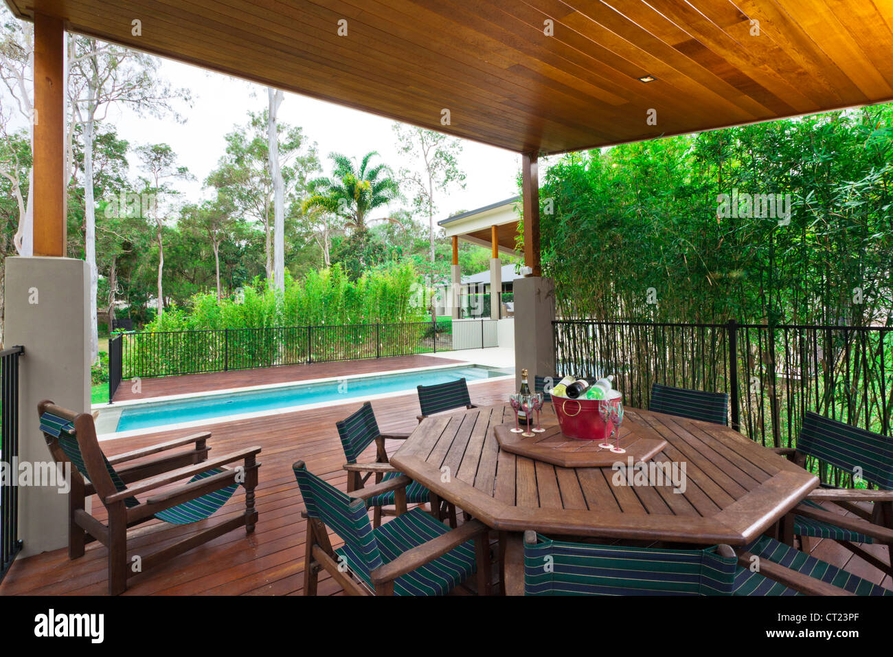 Pool deck area hi-res stock photography and images - Alamy