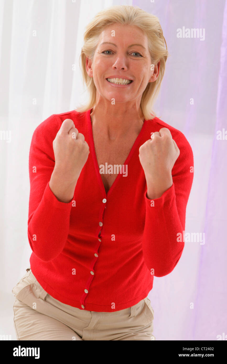 PORTRAIT OF -65 YR-OLD WOMAN Stock Photo - Alamy