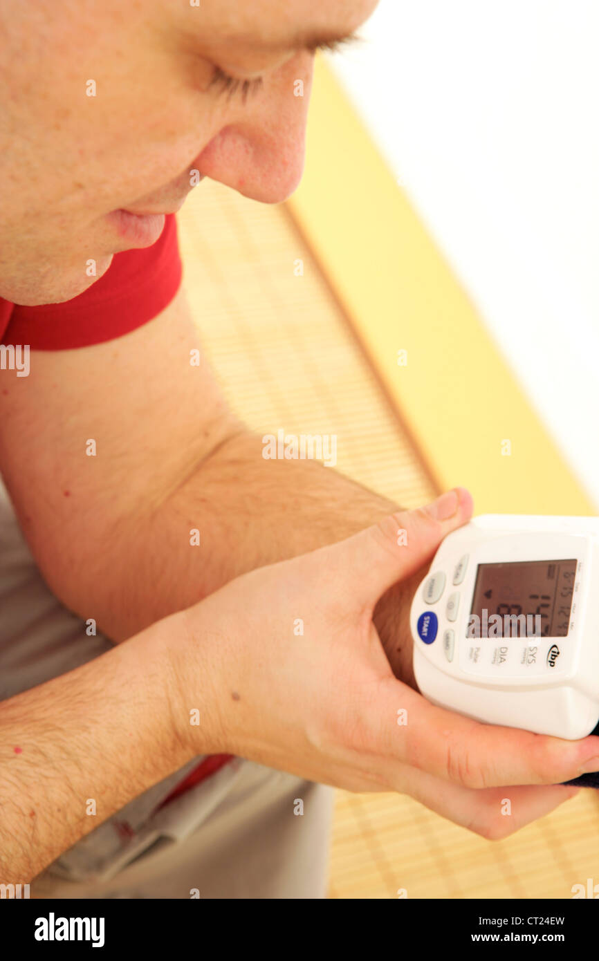 BLOOD PRESSURE, MAN Stock Photo - Alamy