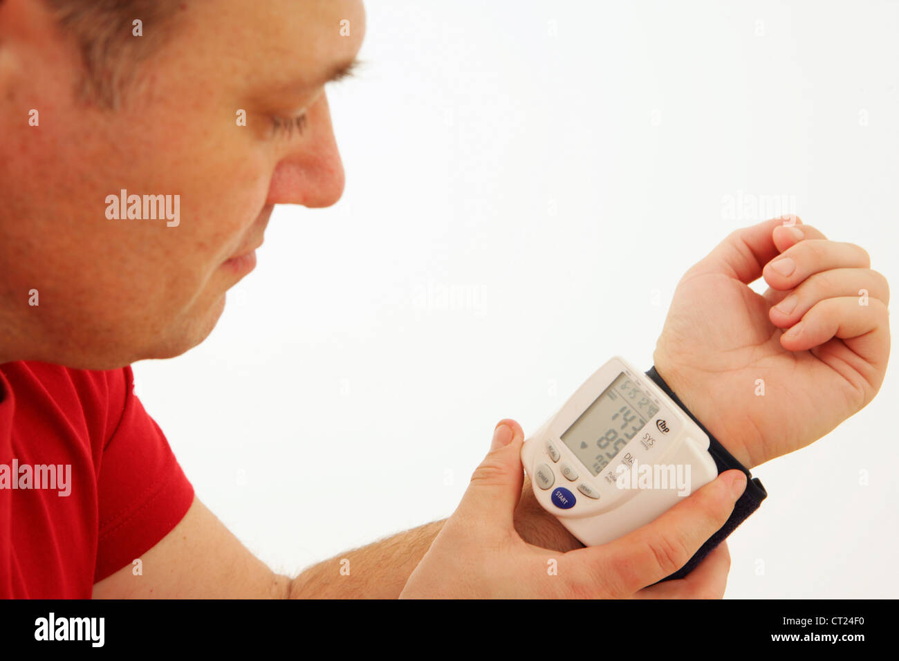 BLOOD PRESSURE, MAN Stock Photo - Alamy