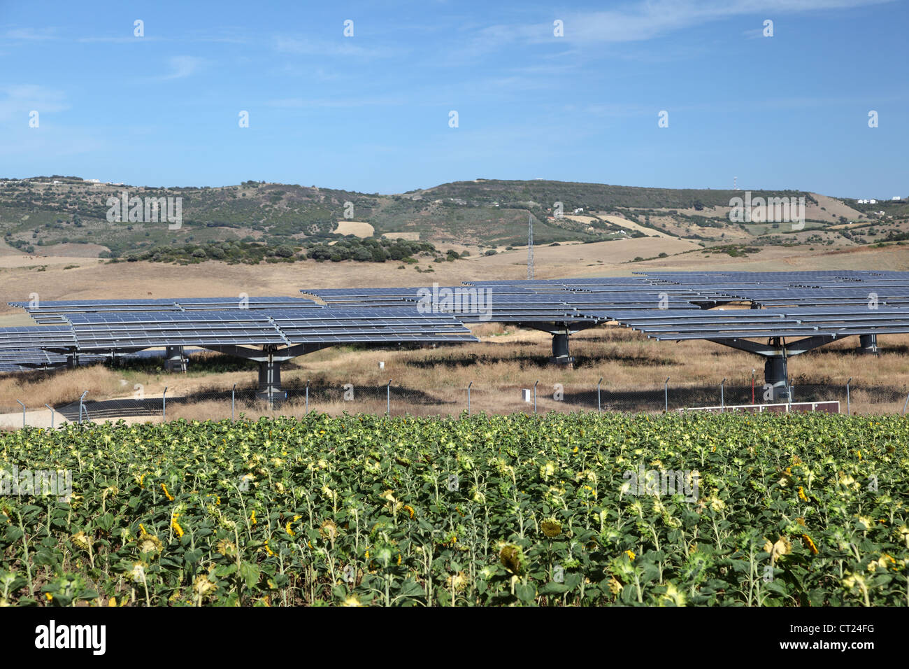 Solar power station in southern Spain Stock Photo - Alamy