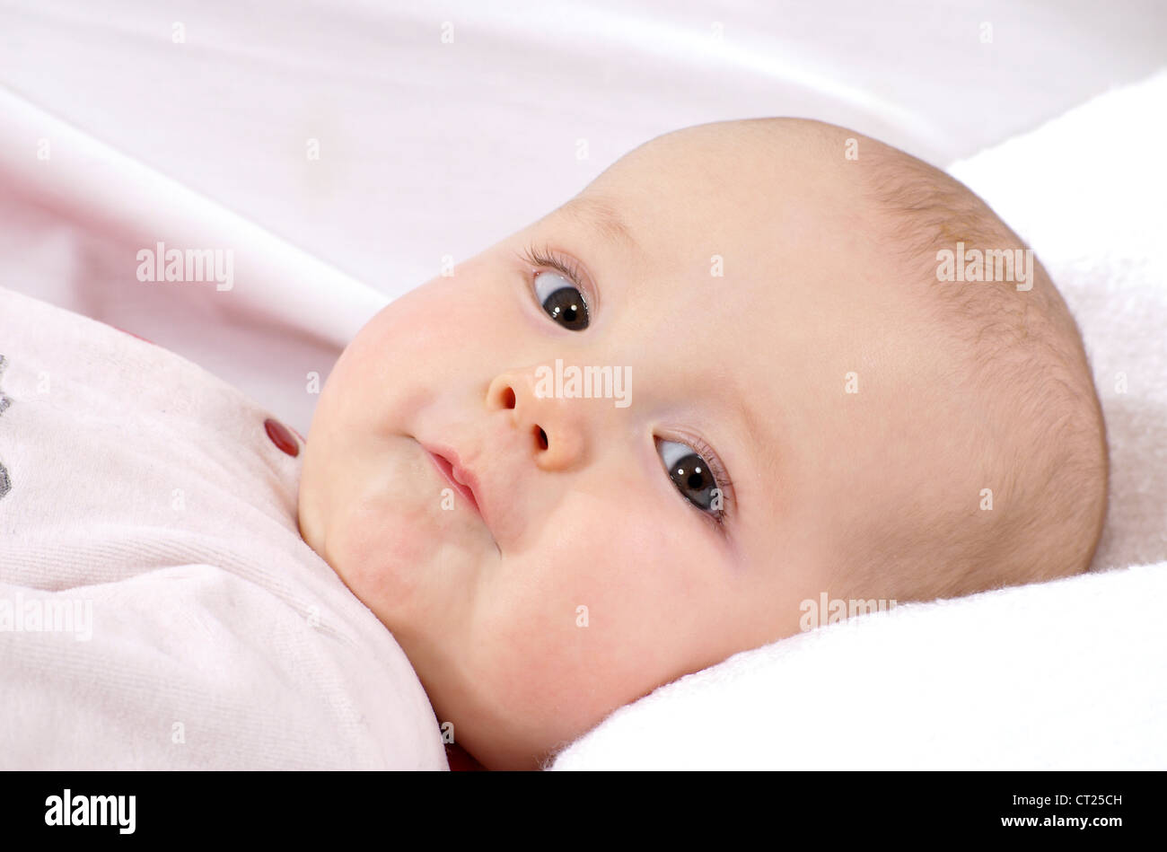 PORTRAIT OF AN INFANT Stock Photo - Alamy
