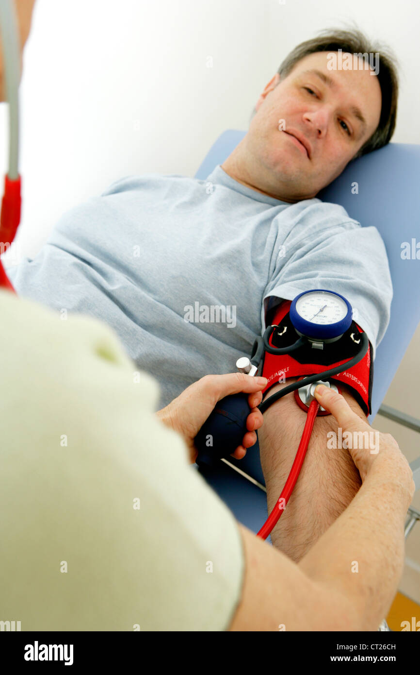 BLOOD PRESSURE, MAN Stock Photo - Alamy