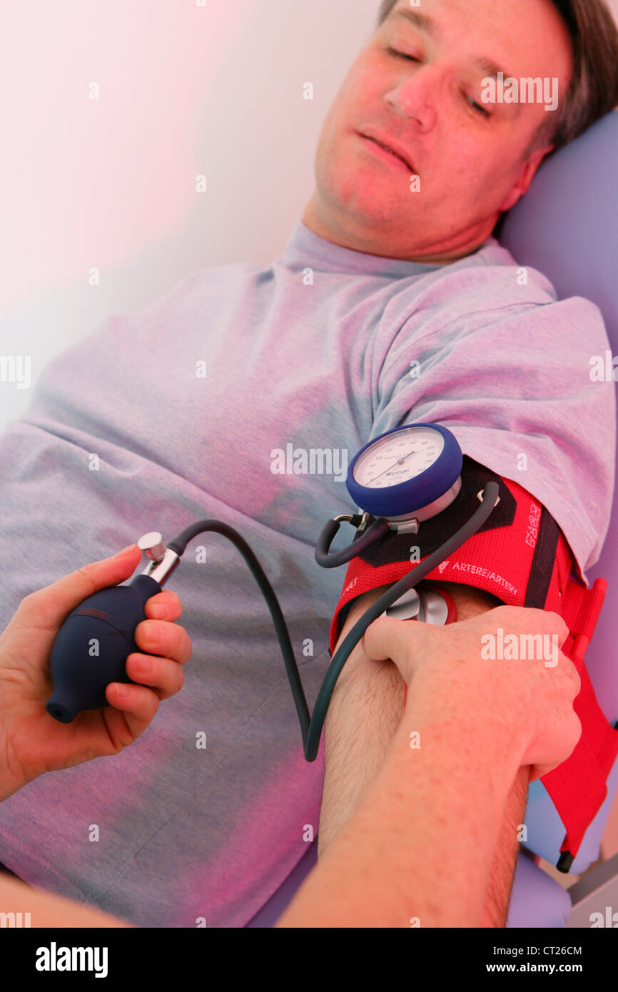 BLOOD PRESSURE, MAN Stock Photo - Alamy