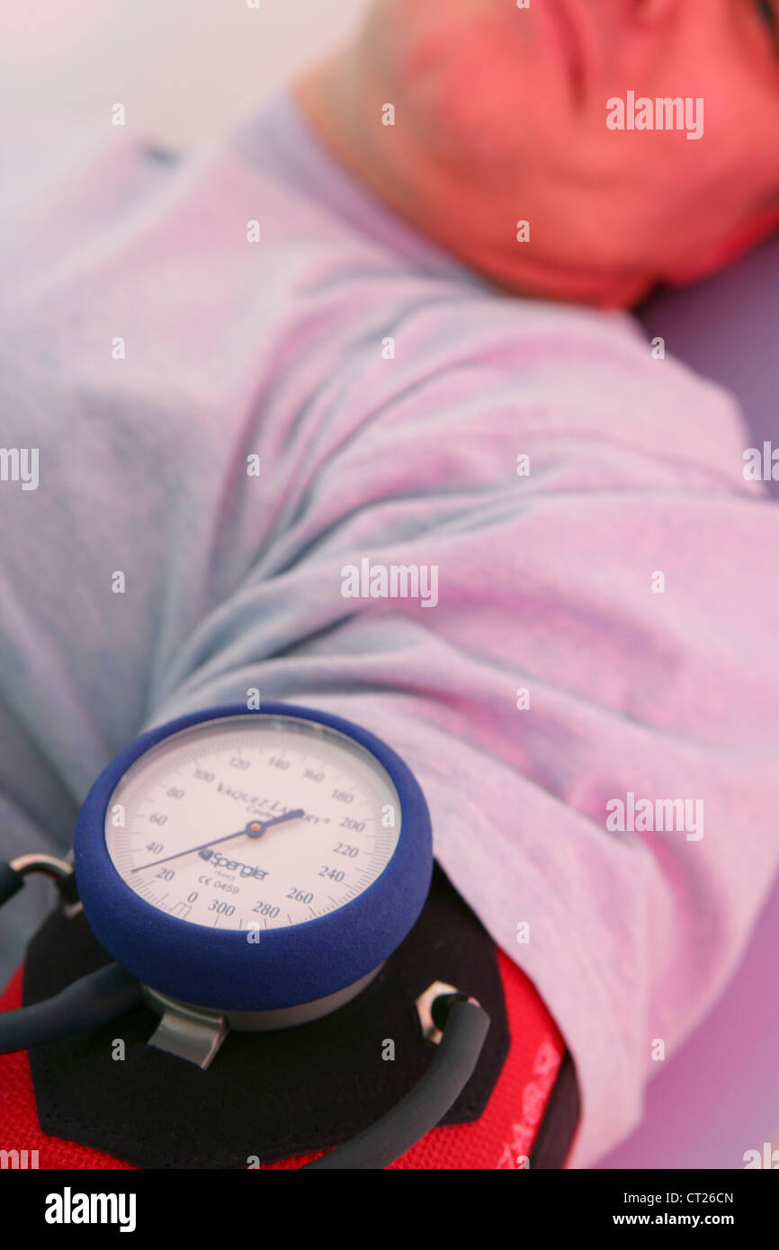 BLOOD PRESSURE, MAN Stock Photo - Alamy