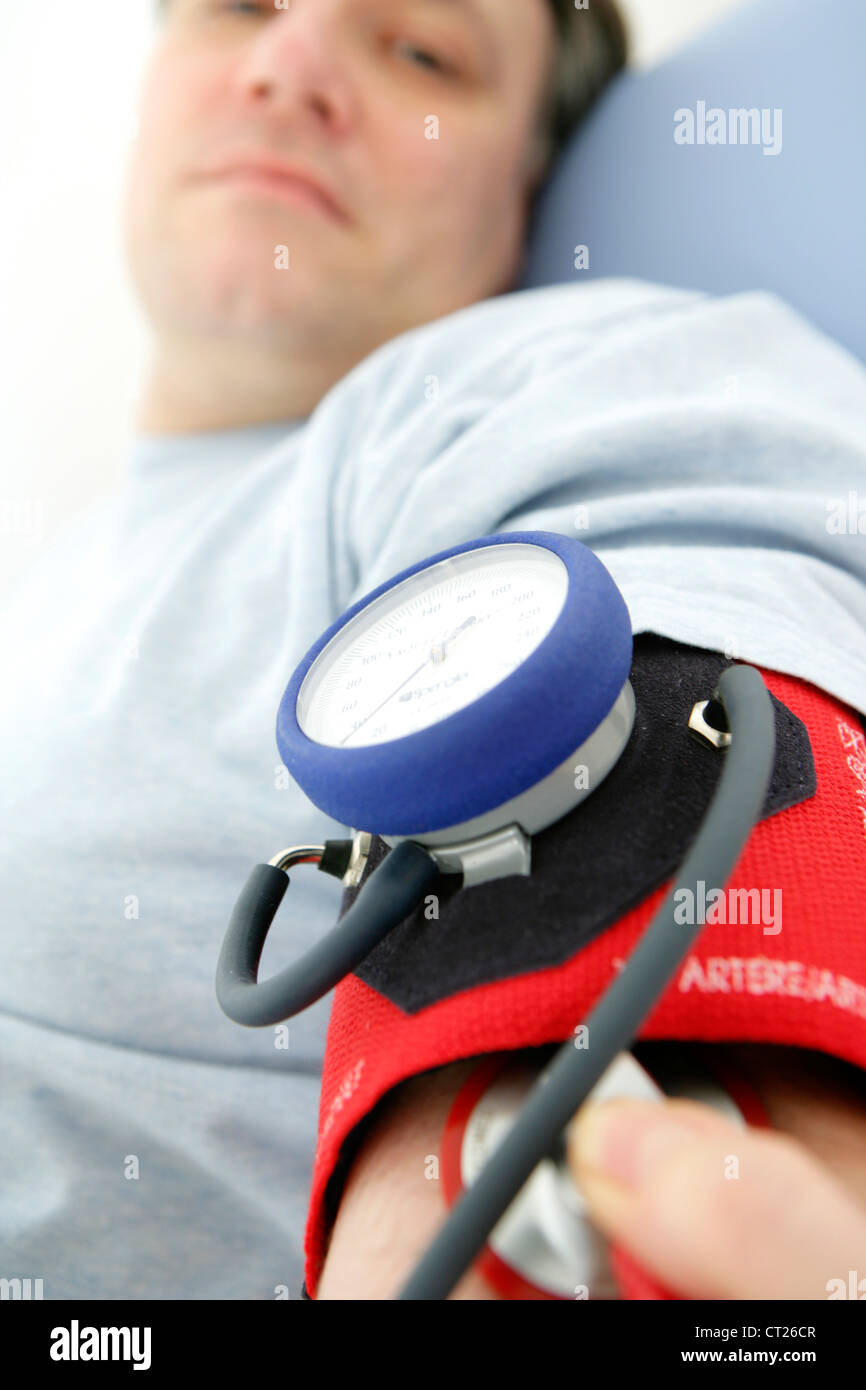 BLOOD PRESSURE, MAN Stock Photo - Alamy