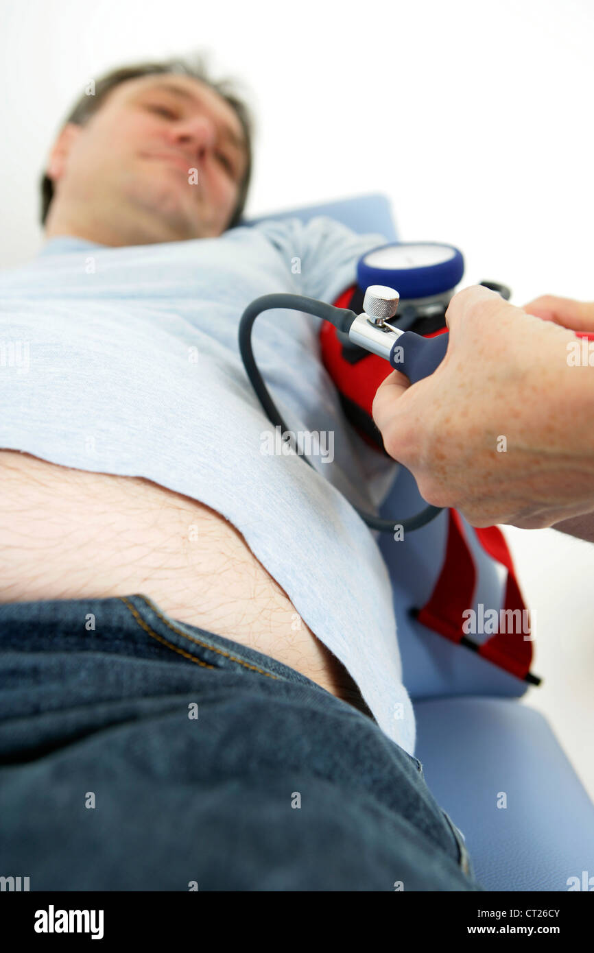 BLOOD PRESSURE, MAN Stock Photo - Alamy