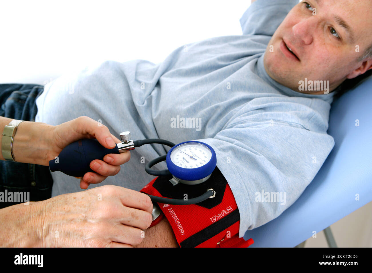 BLOOD PRESSURE, MAN Stock Photo - Alamy